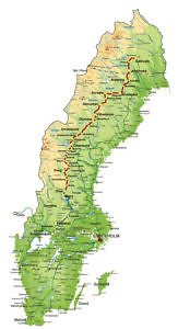 Inlandsbanan, 1300 km Eisenbahn durch Schweden - Inlandsbahn