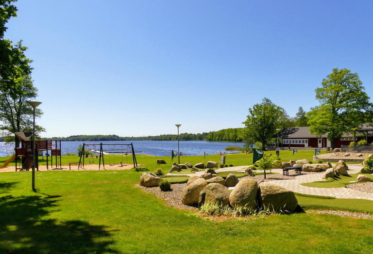 Tingsryd und der Campingplatz Tingsryd Resort am See Tiken